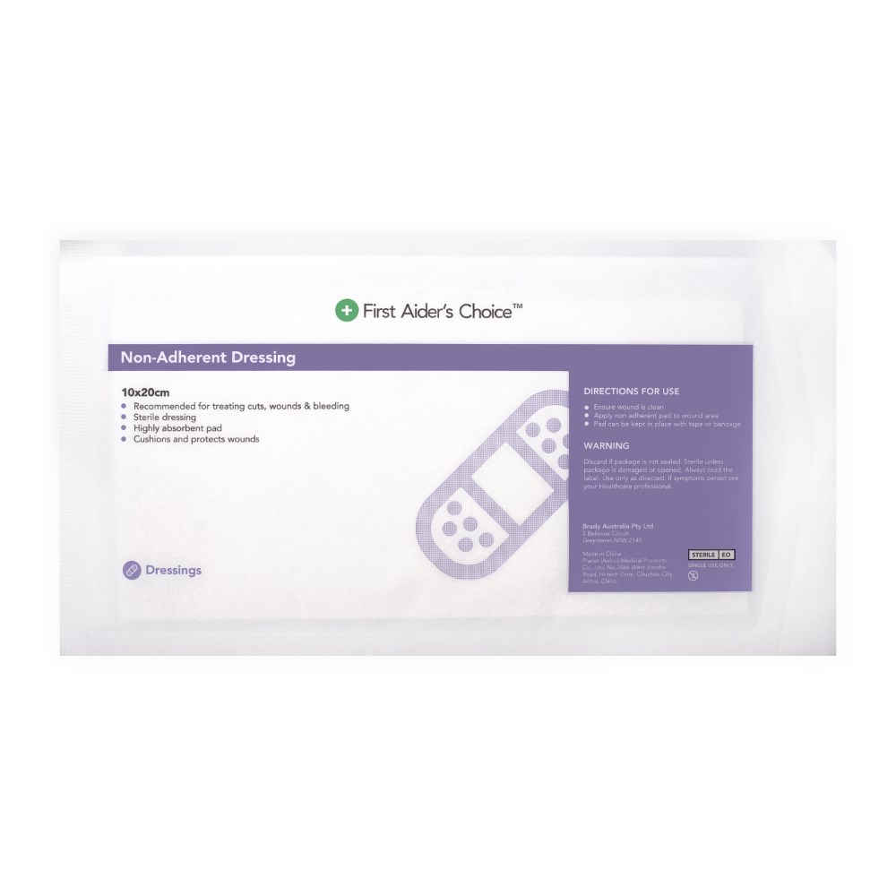 First Aid - Trafalgar First Aider's Choice Non-Adherent Dressing 10 x ...